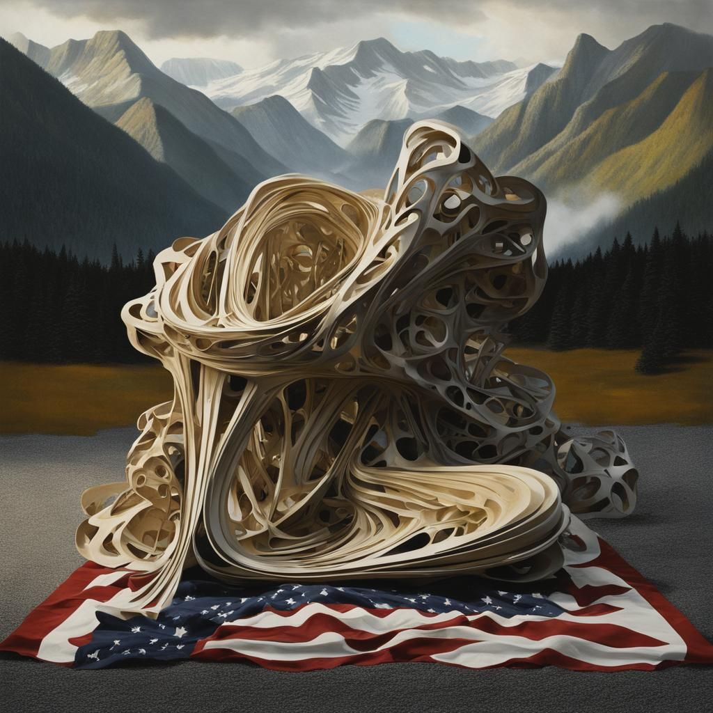 Elizabeth Malaska (American, 1978) - Form and Void - AI Generated ...