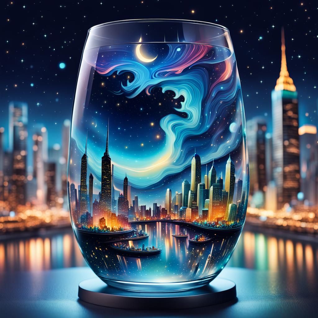 The Night Glass. - AI Generated Artwork - NightCafe Creator