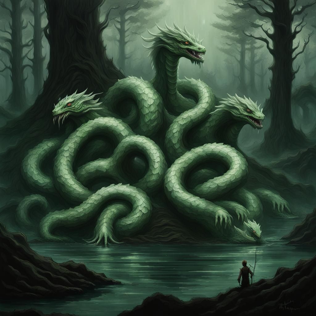 The Hydra of The Forest of Esk - AI Generated Artwork - NightCafe Creator