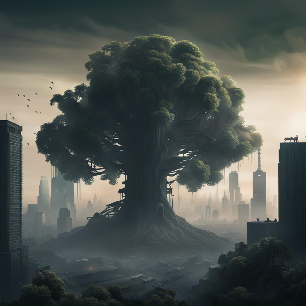 Tree - AI Generated Artwork - NightCafe Creator