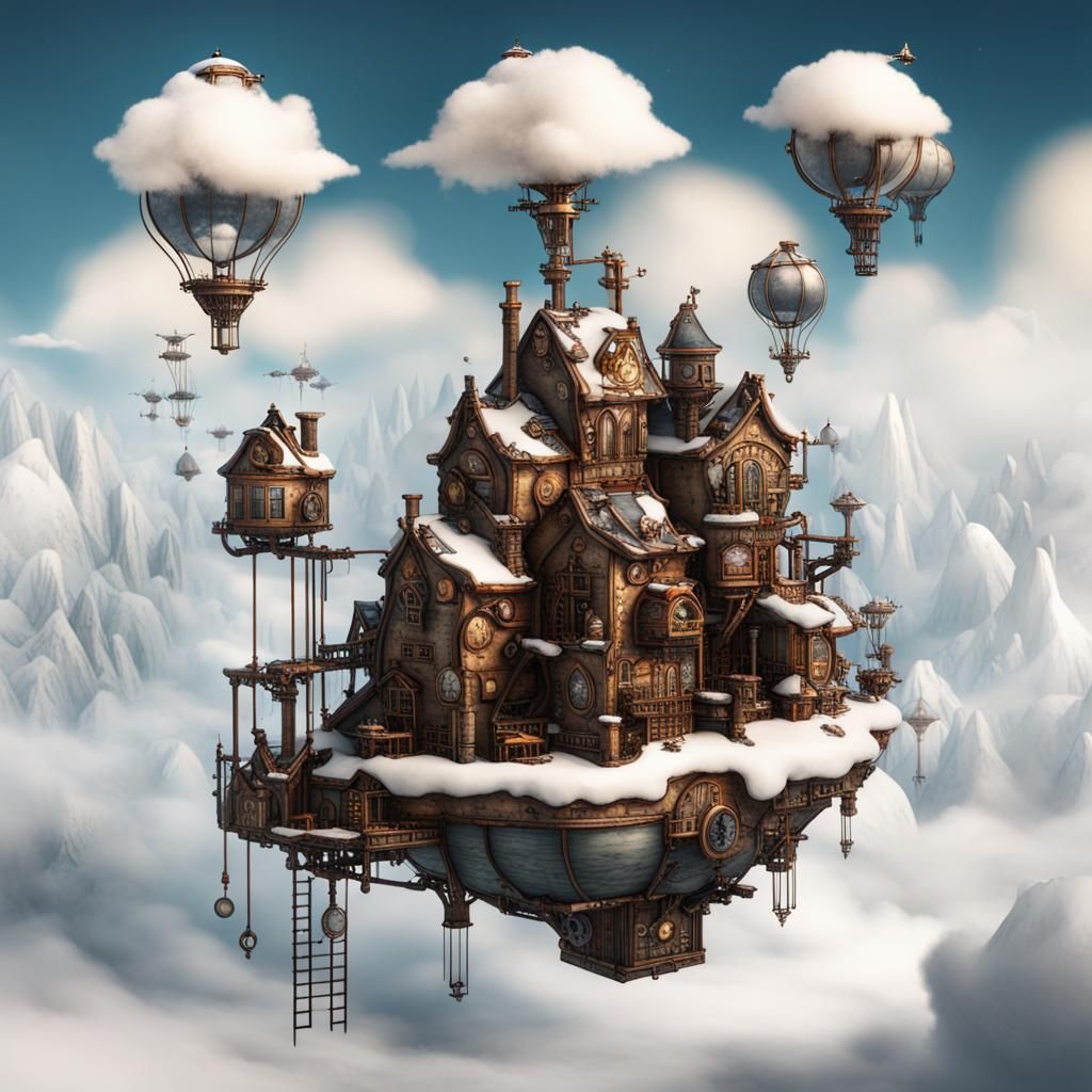 Floating - AI Generated Artwork - NightCafe Creator