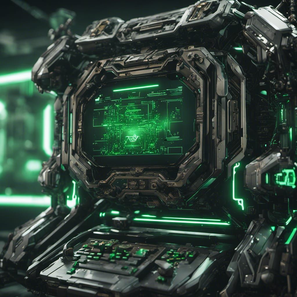 Tech terminal - AI Generated Artwork - NightCafe Creator