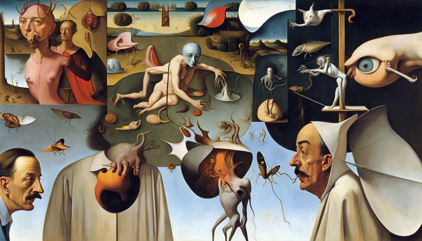 DALI'S BOSCO COLLAGE COLABORATION 1 - AI Generated Artwork - NightCafe ...