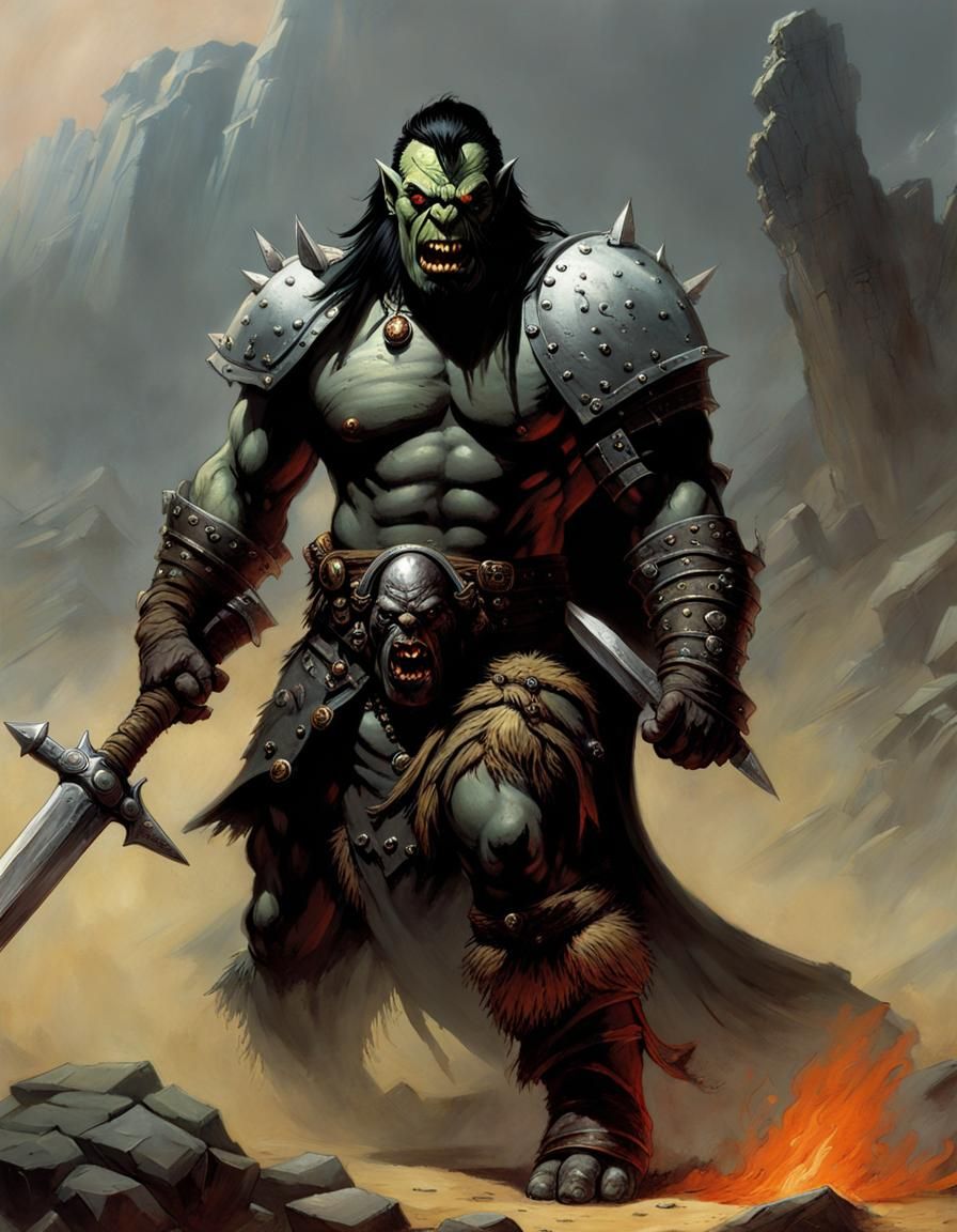Orc duelist - AI Generated Artwork - NightCafe Creator
