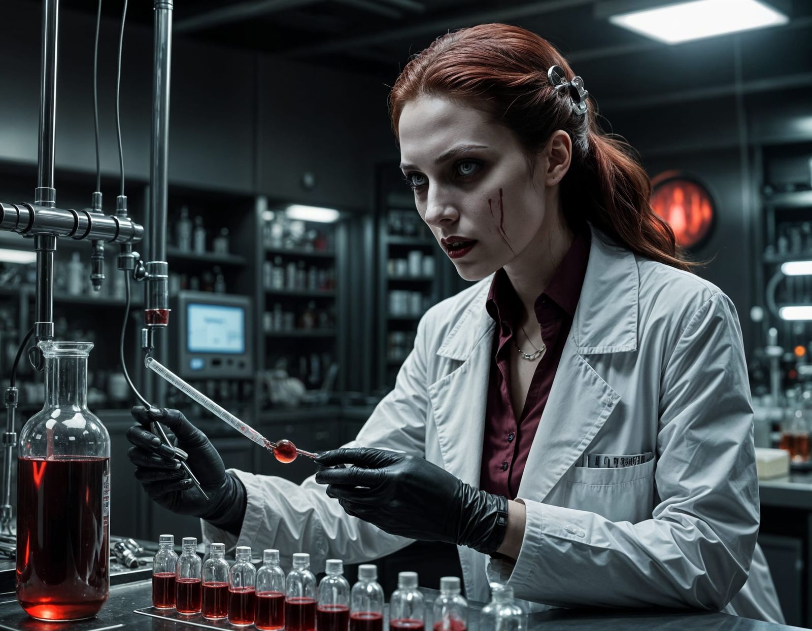 Testing DNA modified humans blood - Vampires in a High-Tech ...