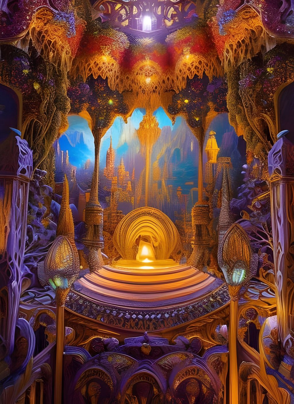 Cavern of Opulence - AI Generated Artwork - NightCafe Creator