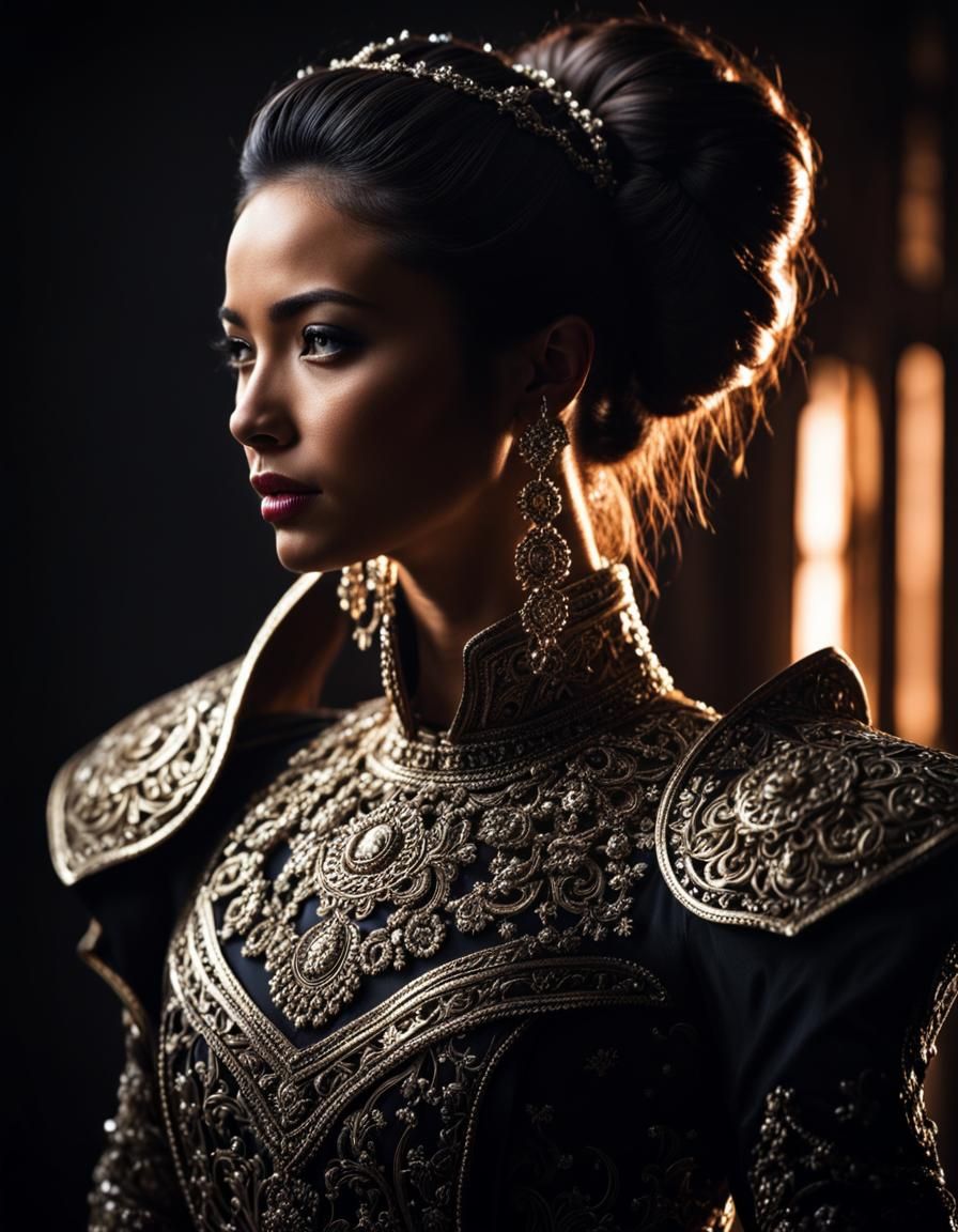 studio photo-shoot. portrait lighting. female, human being, full-body ...