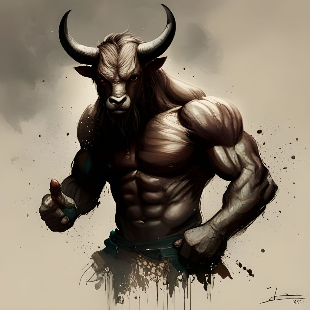 Minotaur #2 - AI Generated Artwork - NightCafe Creator