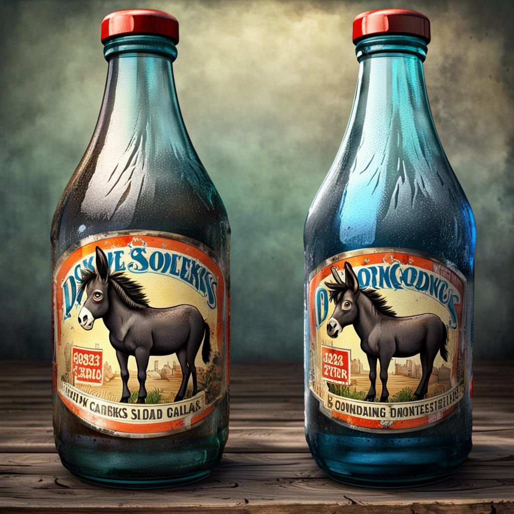 Sweet, Sweet Donkey Cola - AI Generated Artwork - NightCafe Creator