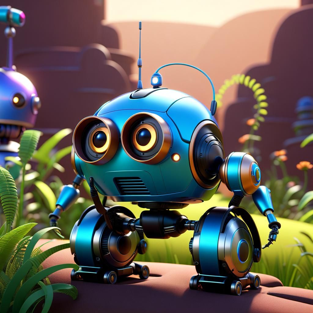 Adorable robot - AI Generated Artwork - NightCafe Creator