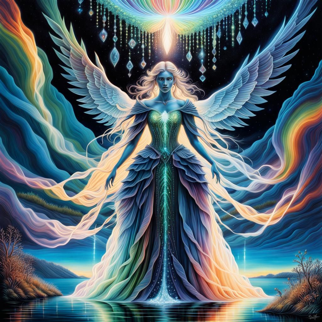 Luminous Angel - AI Generated Artwork - NightCafe Creator