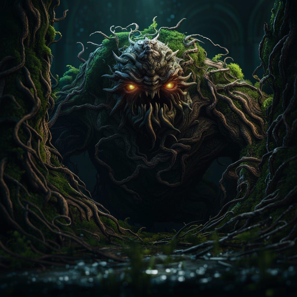 Vine Beast - AI Generated Artwork - NightCafe Creator