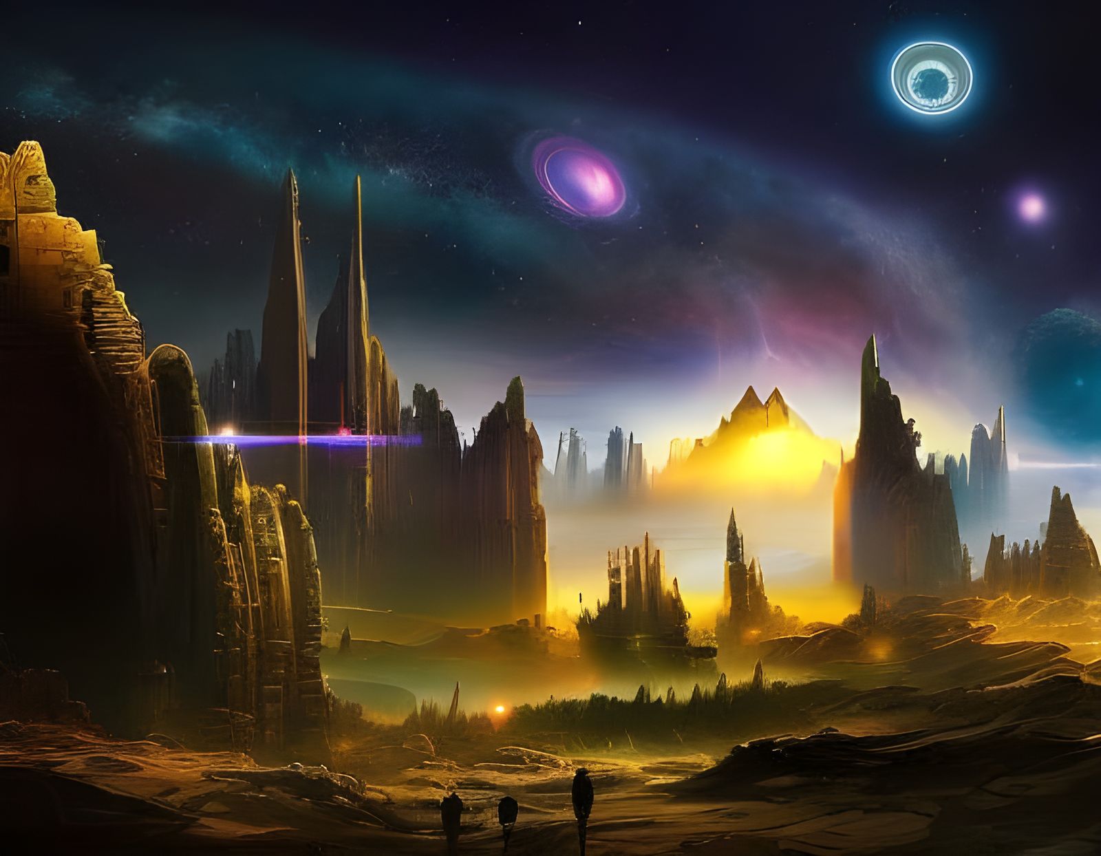 On alien soil. - AI Generated Artwork - NightCafe Creator