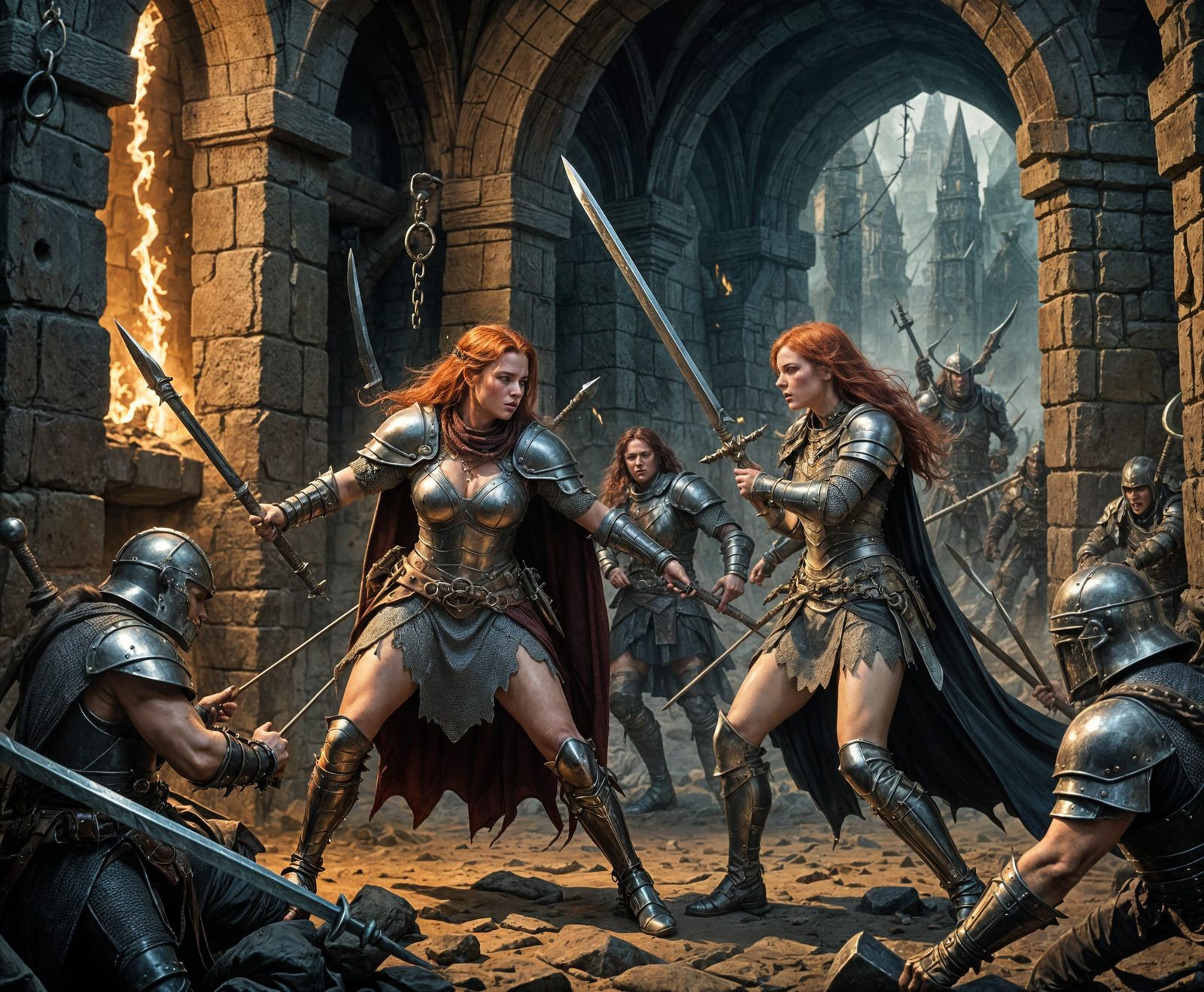 In the midst of battle, the estranged twins face off to finally decide ...