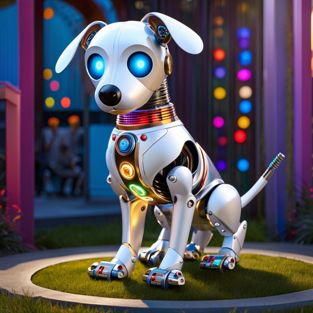 Robo Pup - AI Generated Artwork - NightCafe Creator