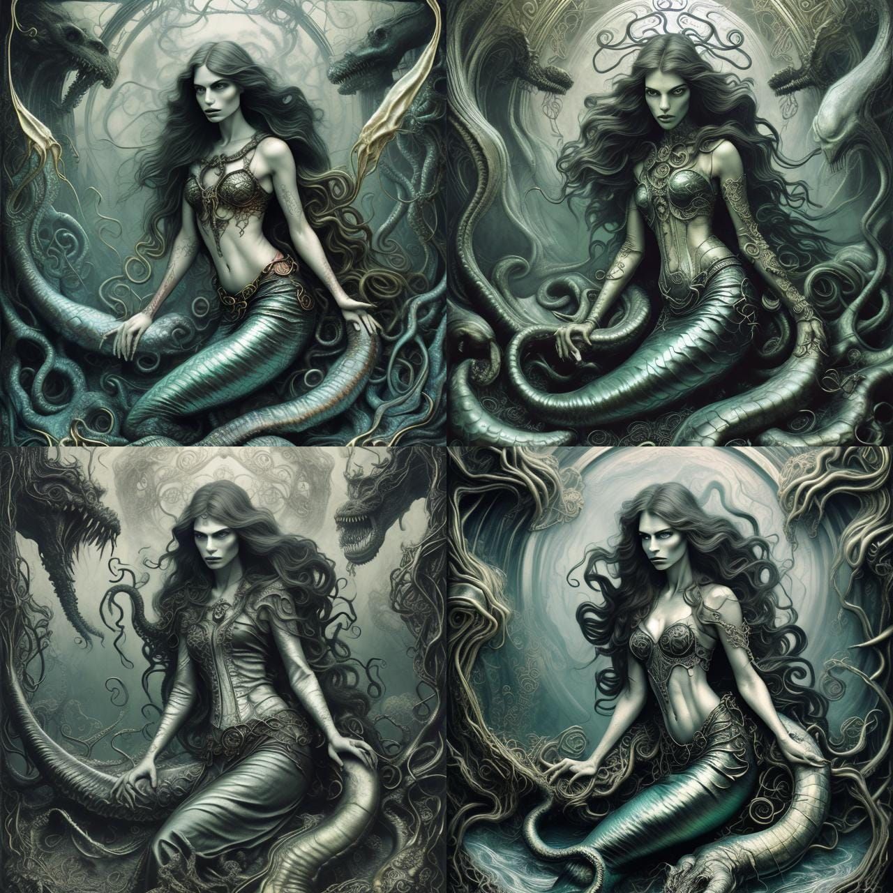mermaid kraken tentacles. Lovecraftian Nihilism. Eldritch, (Non ...