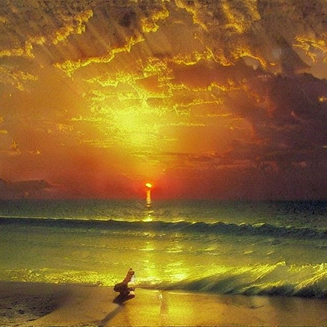 Sunset 3 - AI Generated Artwork - NightCafe Creator