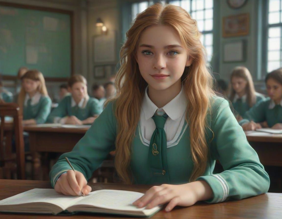 Emily smiles at her sister - Fantastical Teenage Girl in a ...