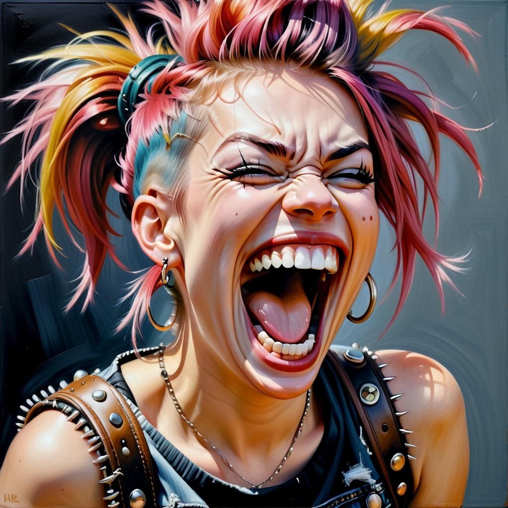 Wild Laughter - AI Generated Artwork - NightCafe Creator