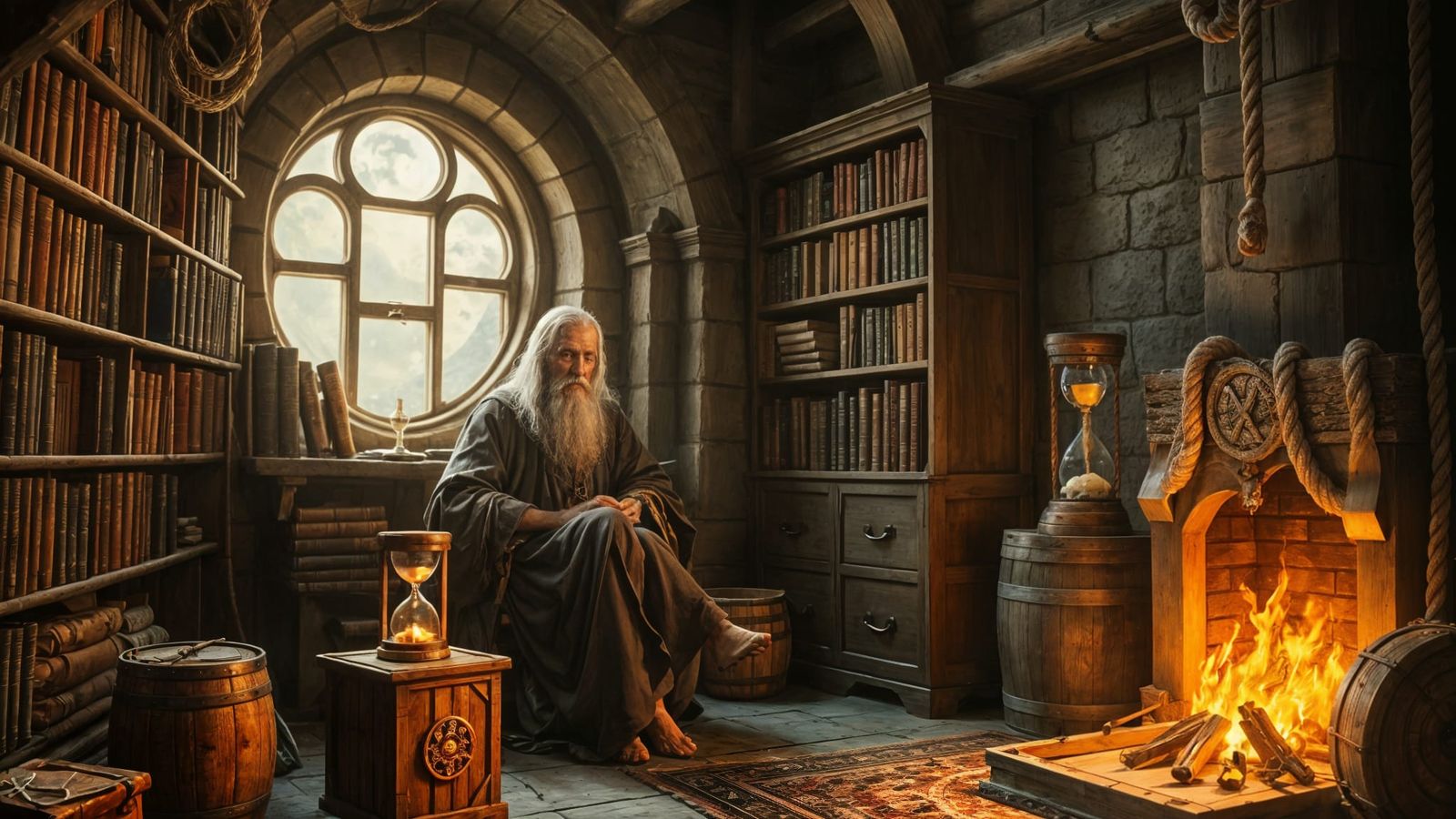 Time is the Fire in Which We Burn - Wizard in Contemplation,...