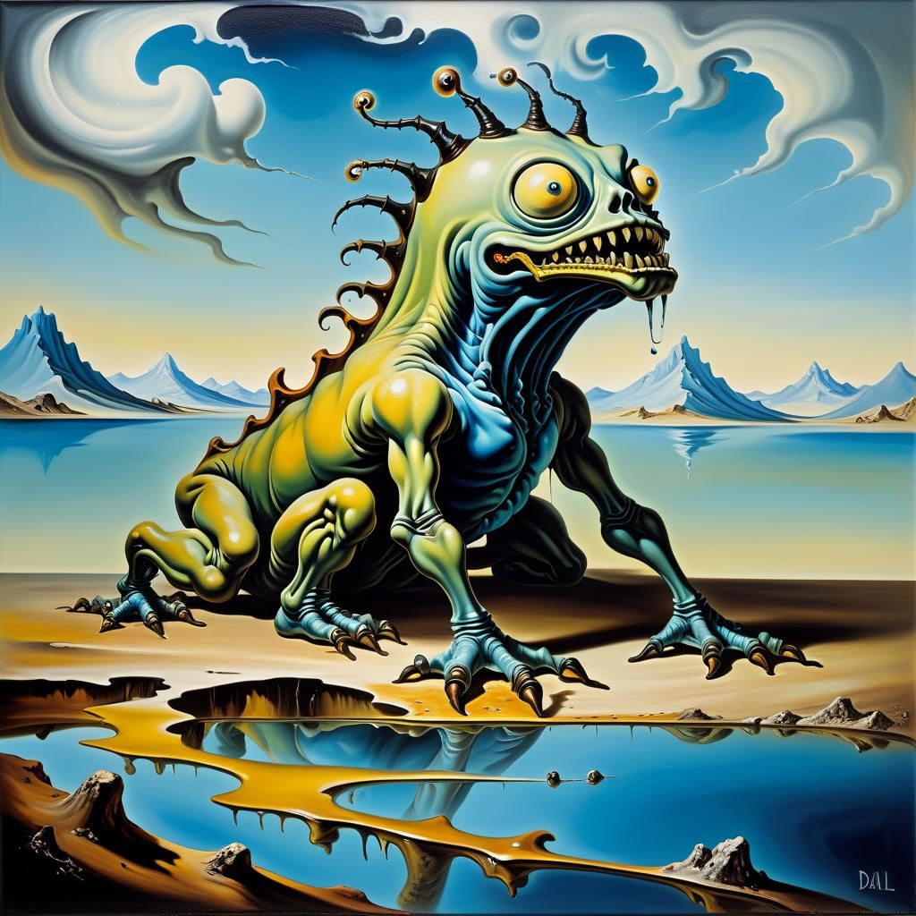 Alien Visitor - AI Generated Artwork - NightCafe Creator