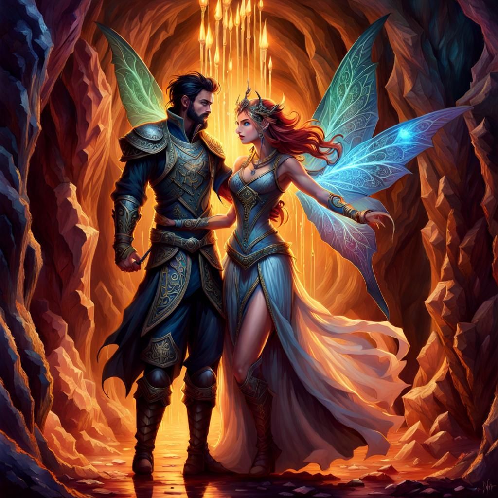 Underground fae - AI Generated Artwork - NightCafe Creator