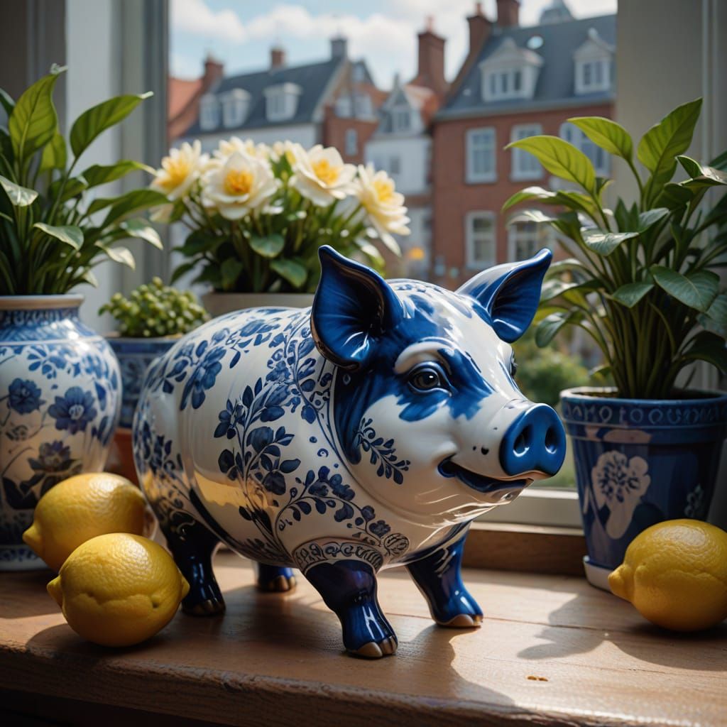 🍋 China pig with lemons 🍋 - 🍋 China pig with lemons 🍋