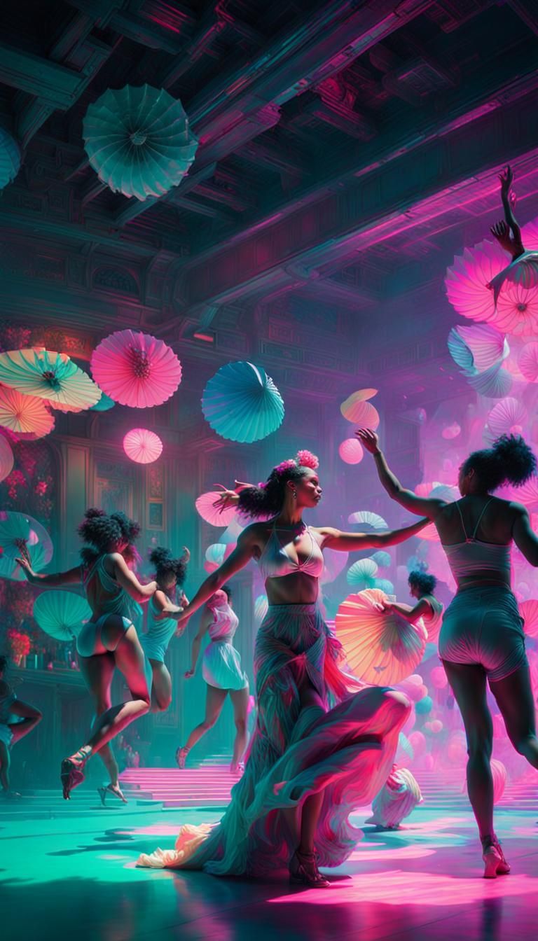 Dancing - AI Generated Artwork - NightCafe Creator