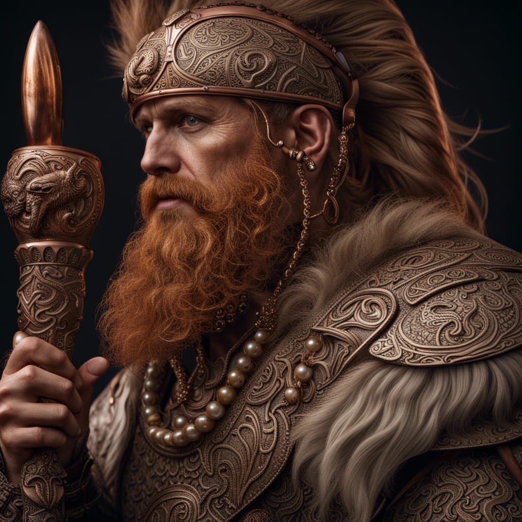 Viking Portrait - AI Generated Artwork - NightCafe Creator
