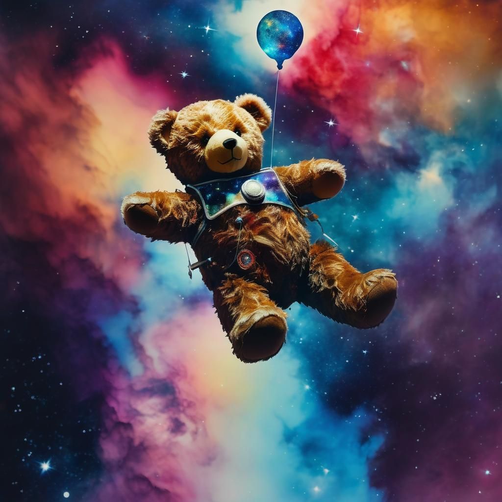 Space Teddy - AI Generated Artwork - NightCafe Creator