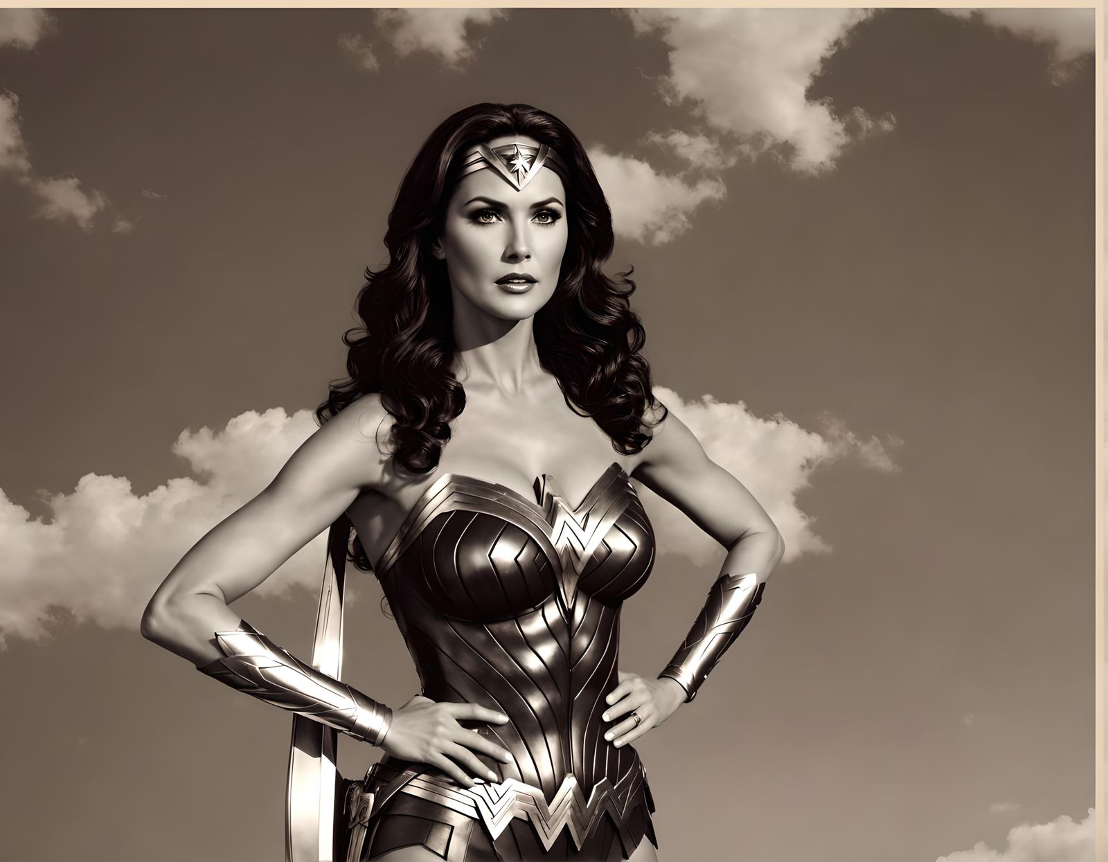 Lynda Carter as Wonder Woman - AI Generated Artwork - NightCafe Creator