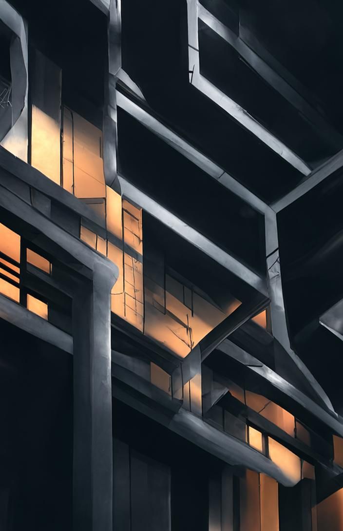 Mechanical Cyberpunk Megastructure - AI Generated Artwork - NightCafe ...