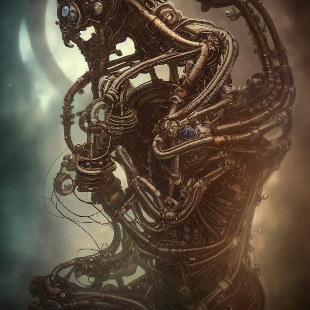 Extraterrestrial life form - Steampunk Extraterrestrial Life...