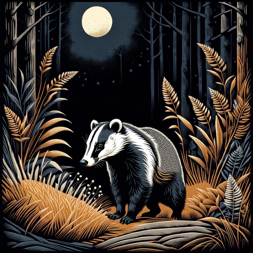 Just a other badger - AI Generated Artwork - NightCafe Creator