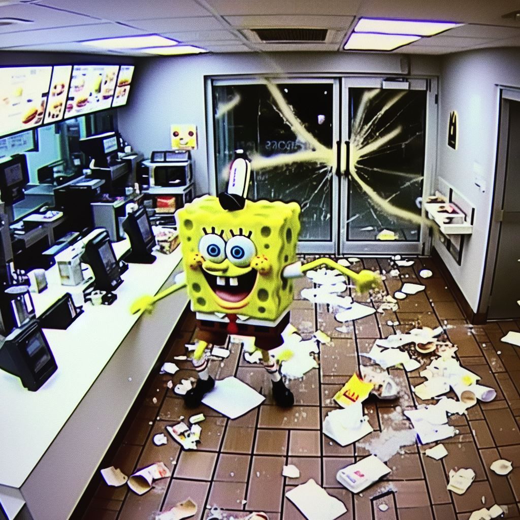 SpongeBob Destroying the Competition - AI Generated Artwork - NightCafe ...