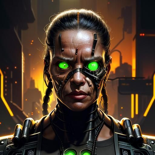 Terminator, Borg, Predator. Man vs Machine. cyberpunk, steampunk, 8k ...