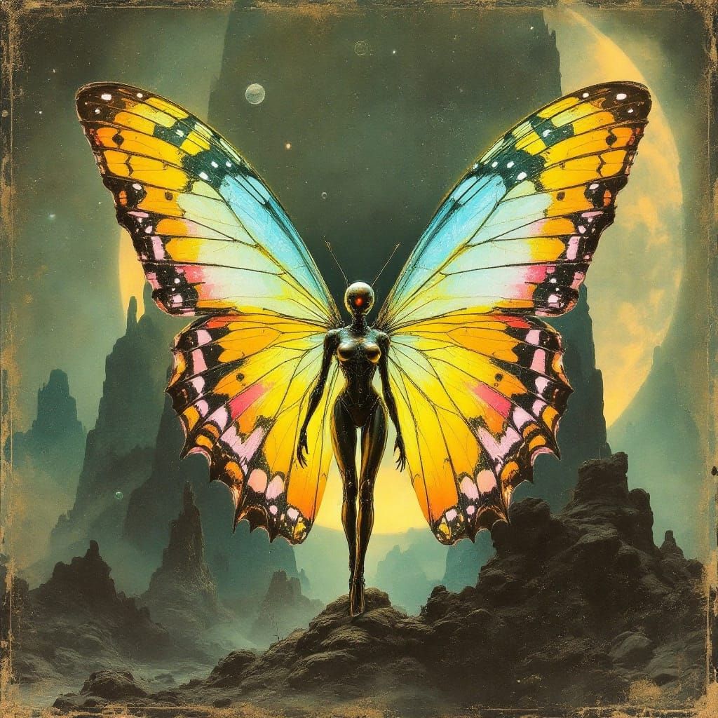 retroweird humanoid butterfly - retroweird humanoid butterfl...