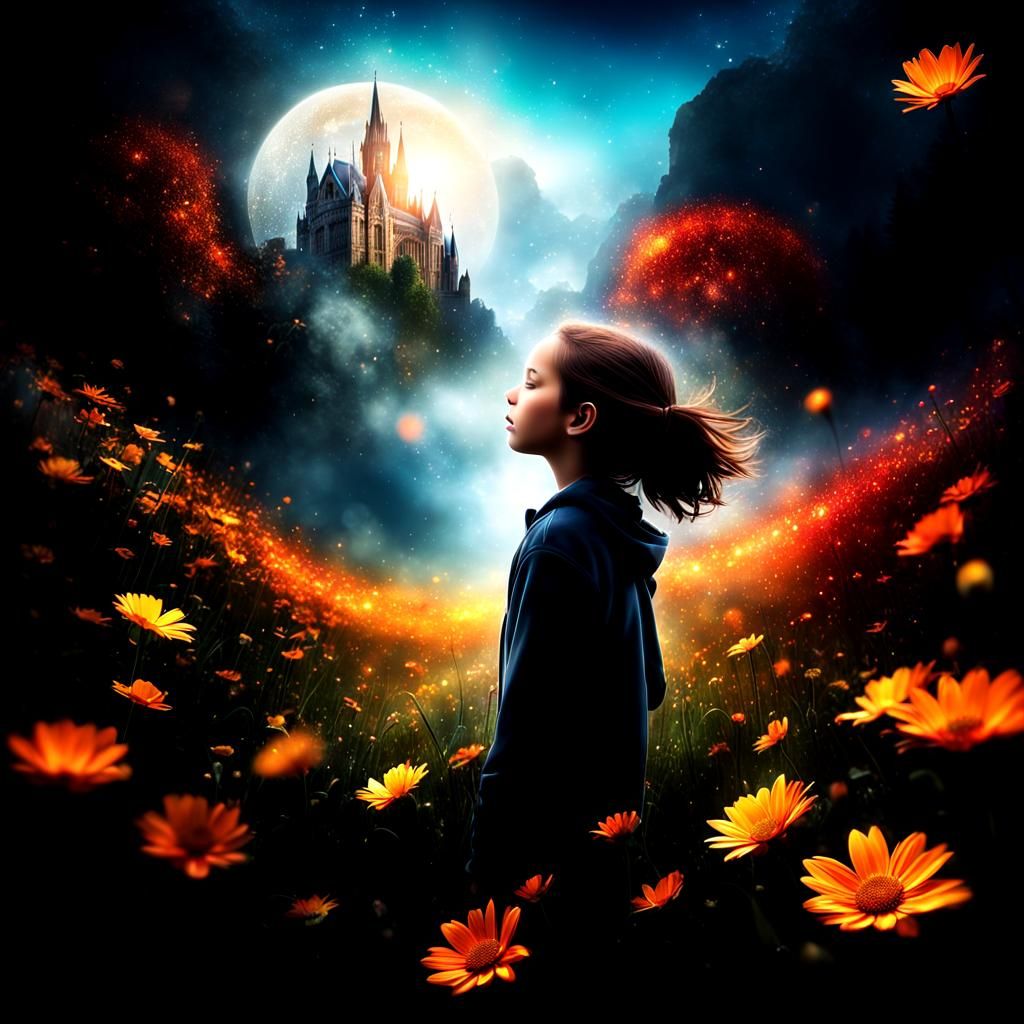 Breathe, breathe in the air - AI Generated Artwork - NightCafe Creator