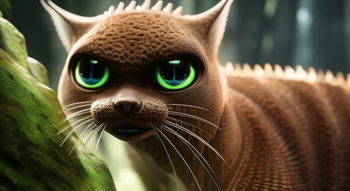 Alien Cat - AI Generated Artwork - NightCafe Creator