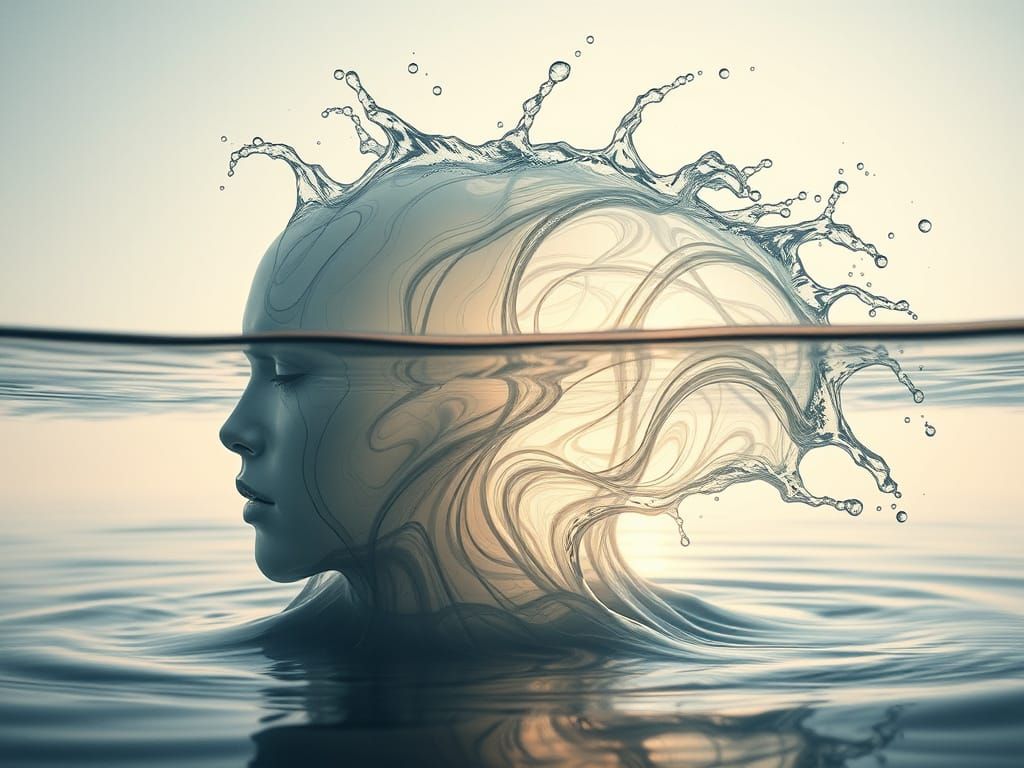 Liquid Mind - Ethereal Liquid Form Emerges from Oceanic Dept...