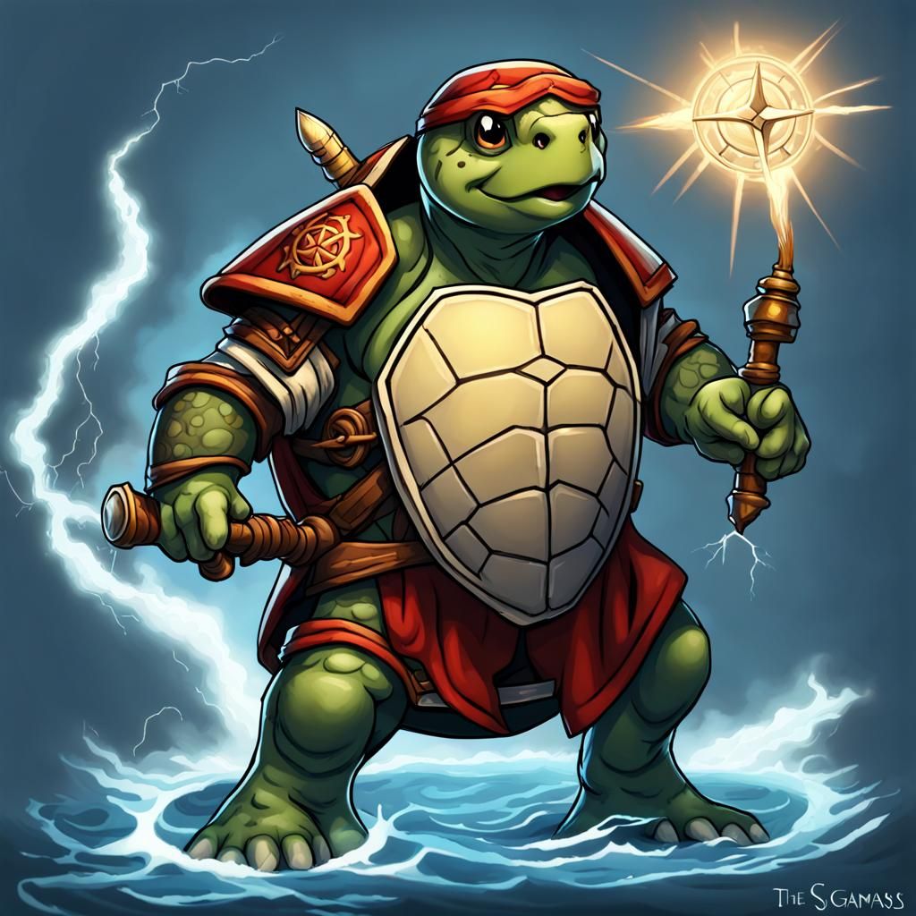 so Sark the Tortle is a tempest domain cleric, sailor background - AI ...