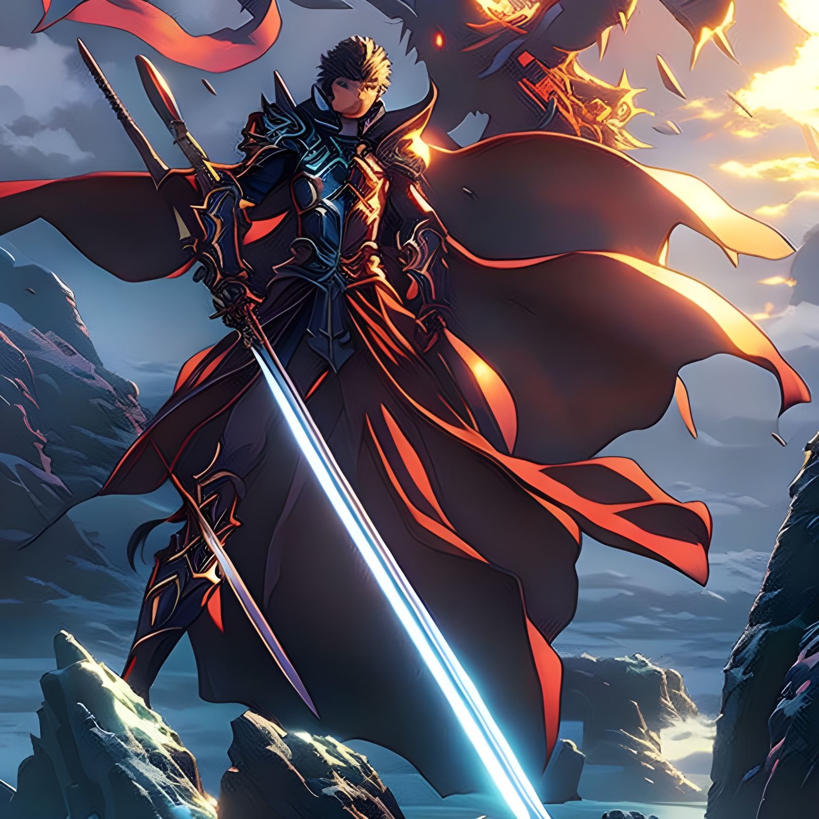 The Faceless Knight - AI Generated Artwork - NightCafe Creator