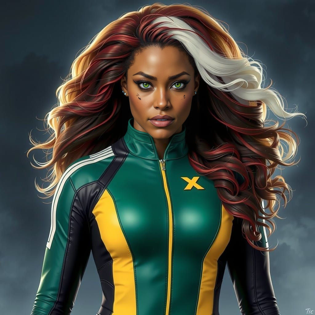 X-Men's Rogue New Look - African American X-Men Heroine in S...