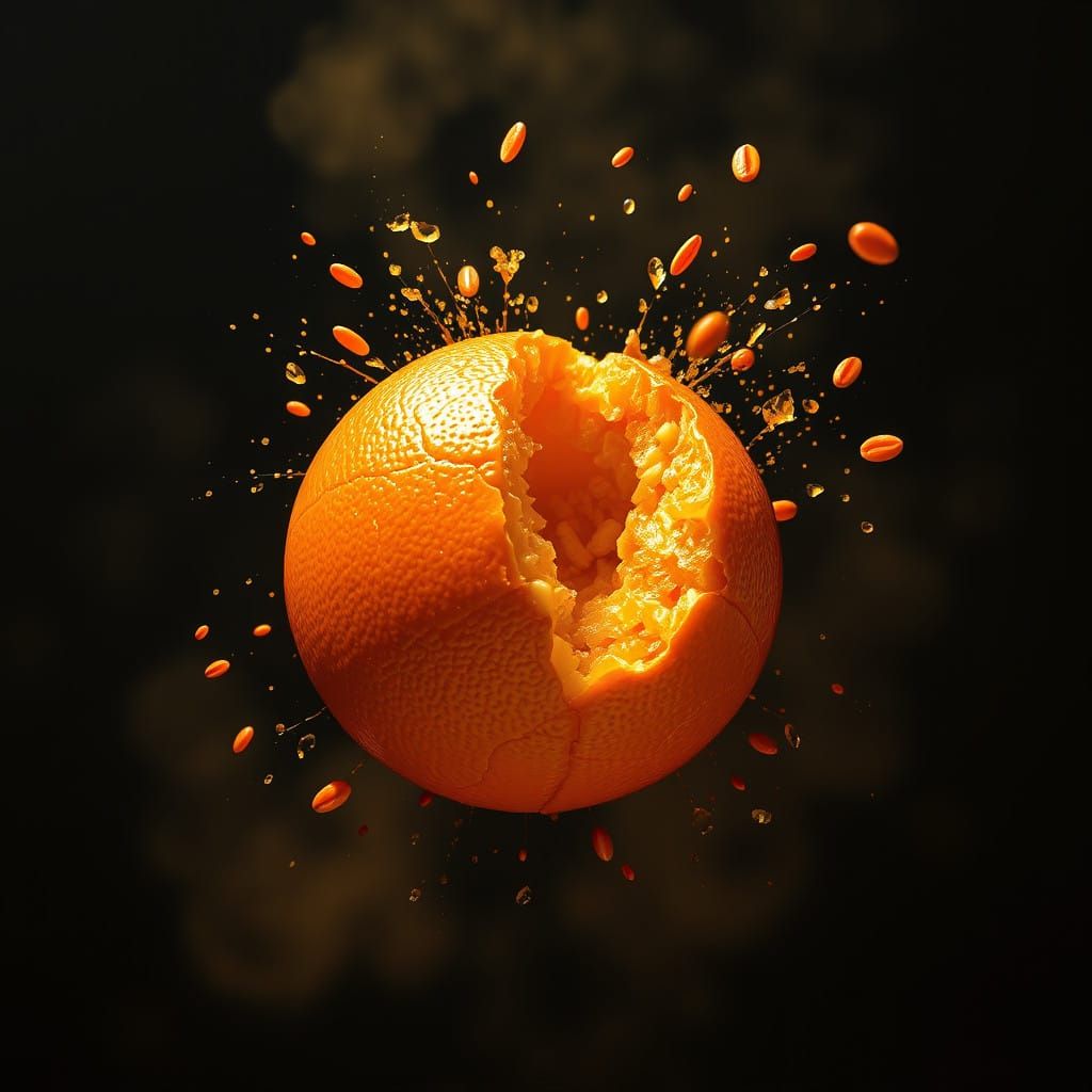 best of 2025 - Surreal Hyperrealistic Explosion of Vibrant O...