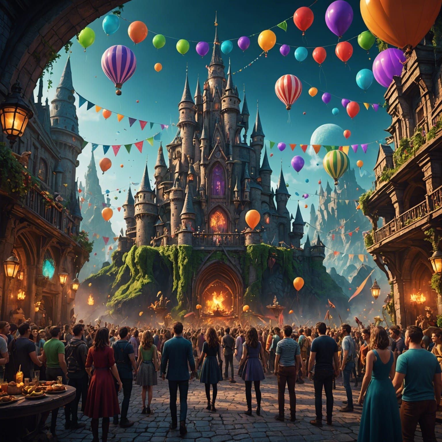 Festival - AI Generated Artwork - NightCafe Creator