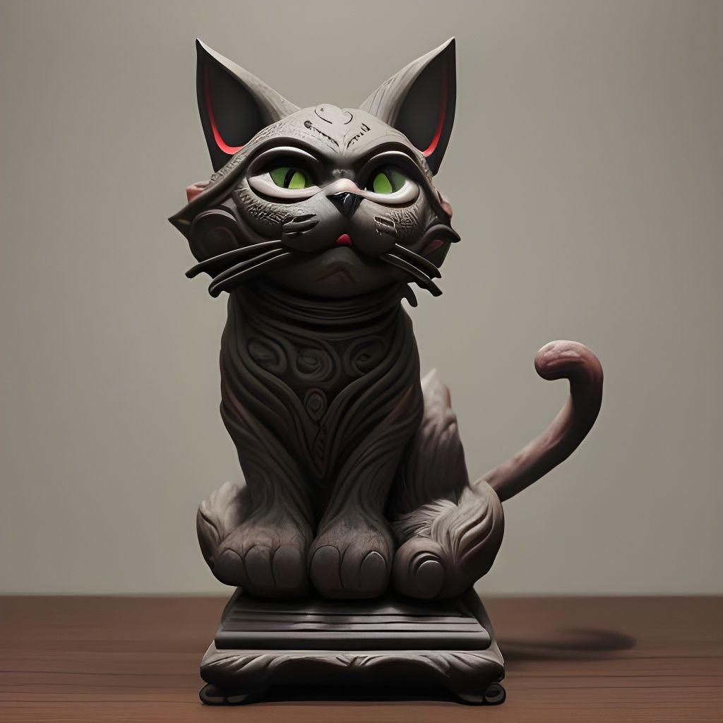 Clay the cat - AI Generated Artwork - NightCafe Creator