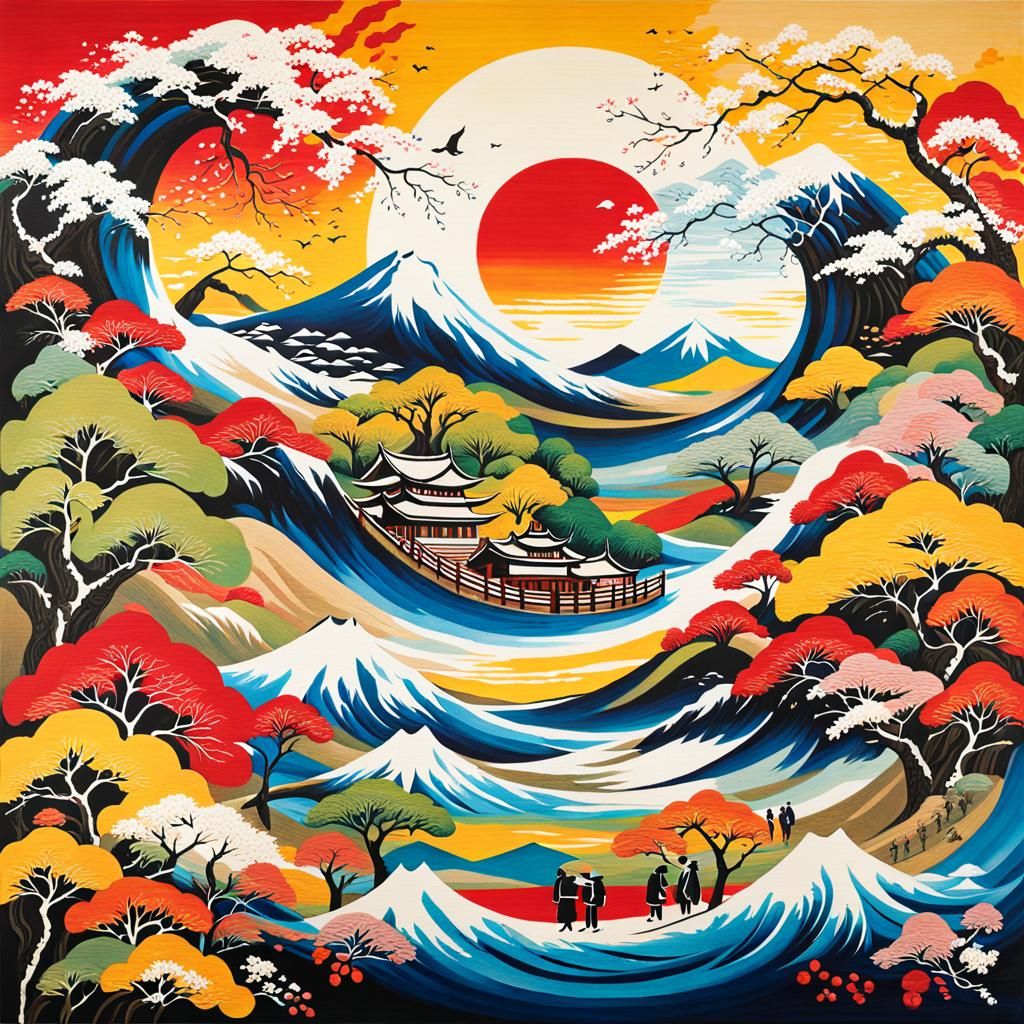 "Harmony in Chaos: A Visual Ode to Japanese Life" - AI Generated ...