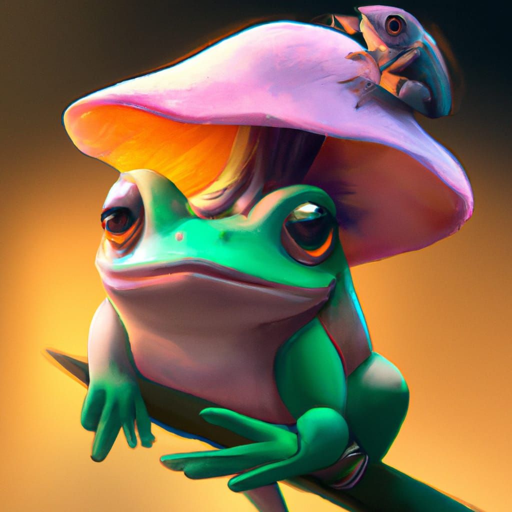 Frog Rider III - AI Generated Artwork - NightCafe Creator