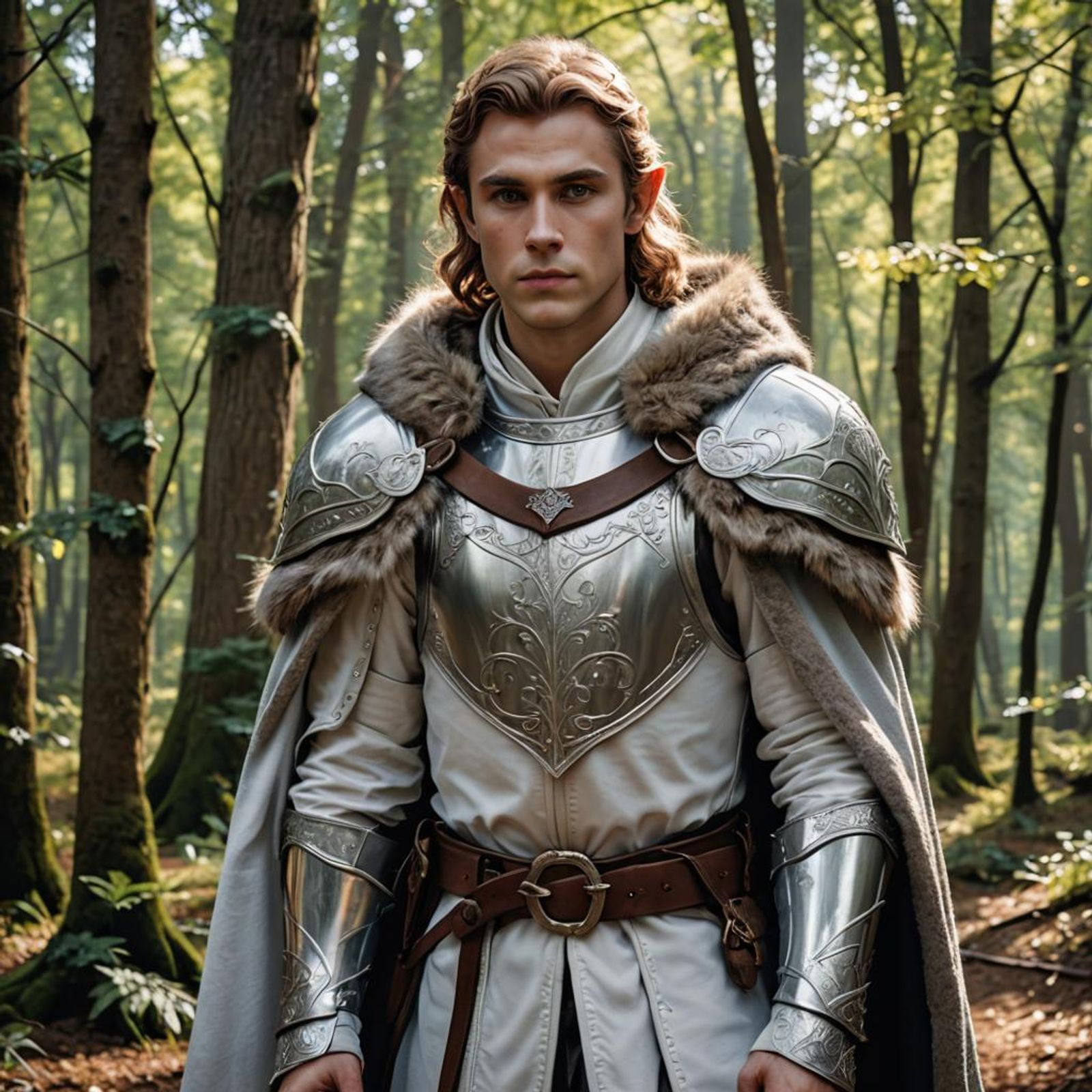 Trystan, Male elf cleric of Sehanine Moonbow - AI Generated Artwork ...