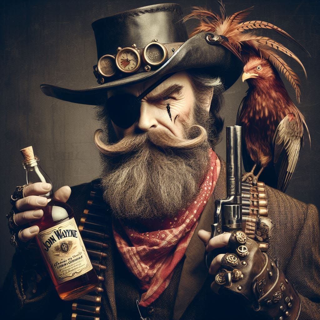 Marshal Rooster Cogburn - AI Generated Artwork - NightCafe Creator